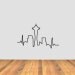 Seattle Skyline Heartbeat Vinyl Decal