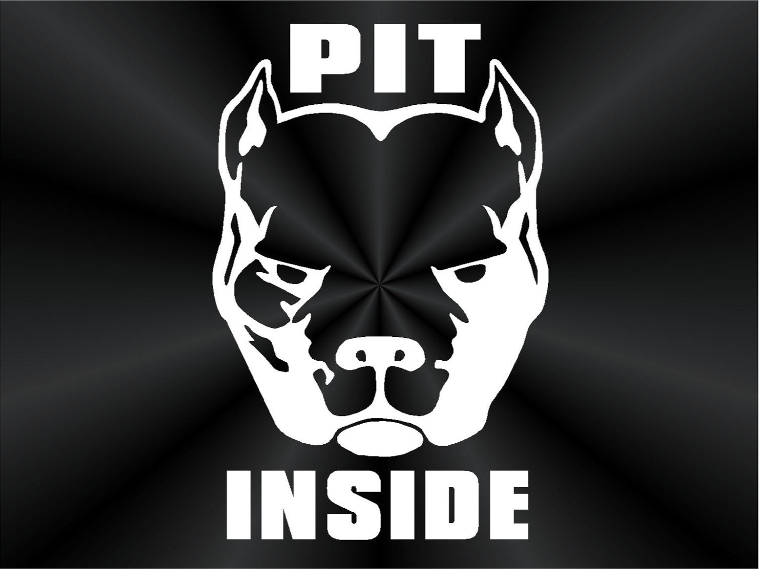 Pitbull Decals Pit Bull Dog Pet Tablet Laptop Wall