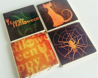 Halloween coasters | Etsy