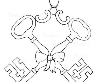 Popular items for skeleton key print on Etsy