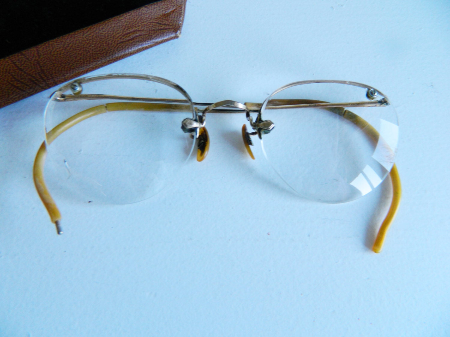 1940s Eyeglasses Vintage Wire Rimmed By Myremnantsoftime On Etsy