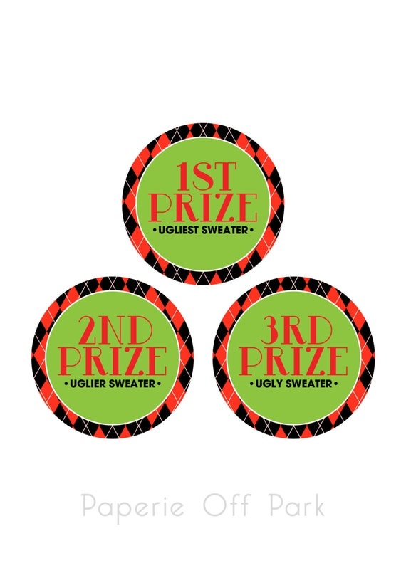 INSTANT DOWNLOAD Printable Prize Stickers/Tags 3