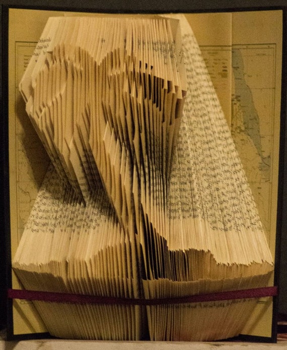 Palm tree book folding pattern 238 folds