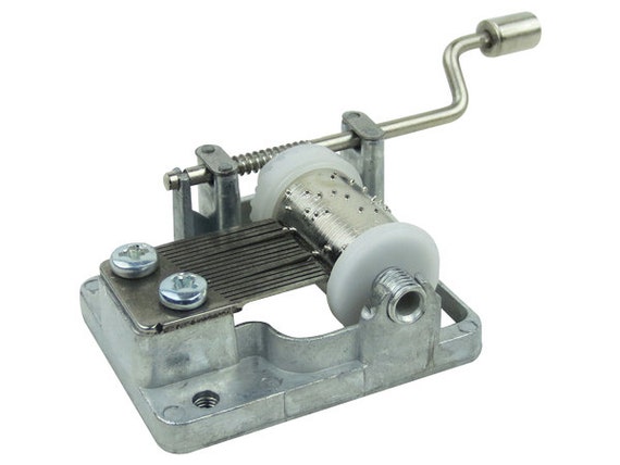 Hand Crank Musical Movements Parts DIY Customize Music Box