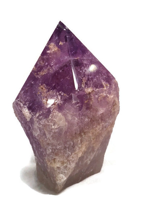 Large Amethyst Crystal Point Beautiful Large Purple Gemstone