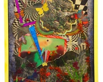 Popular items for psychedelic painting on Etsy