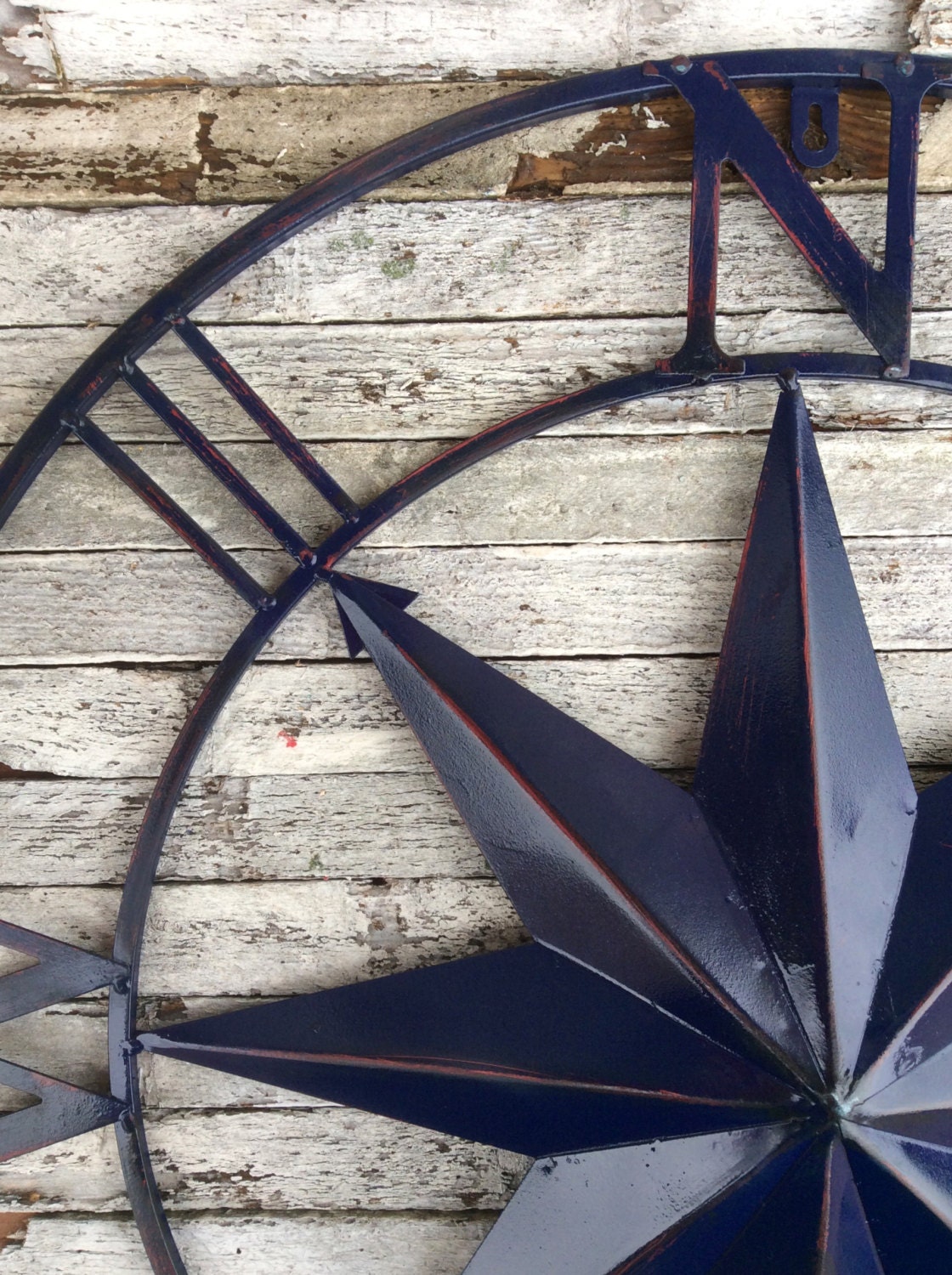Nautical Wall Art Metal Wall Compass Metal Wall Art
