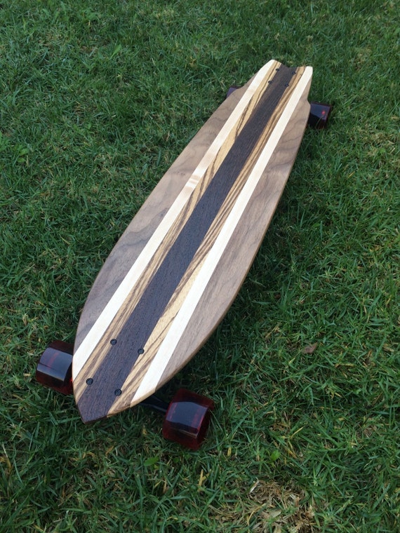 LONGBOARD 39 x 9 Made from Exotic Woods Kahaluu by croozerboards