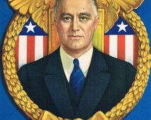 Popular items for franklin roosevelt on Etsy