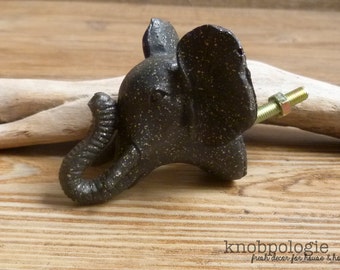 Popular items for elephant knobs on Etsy