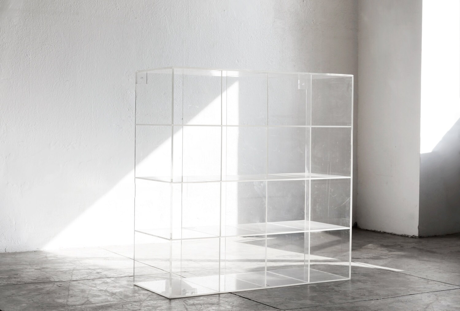 Large Vintage Lucite Acrylic Shelving Display Unit – Haute Juice