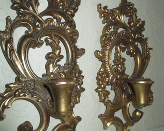 Syroco wall sconce | Etsy