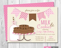 Popular items for milk cookies party on Etsy