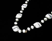 Popular items for alabaster necklace on Etsy