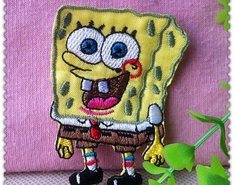 Spongebob patch | Etsy