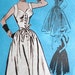 Items similar to 50s Large Pockets Dress Simplicity 3289 Vintage Sewing ...