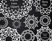 Unique digital doily related items | Etsy