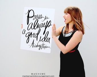 Modern Script Quote Prints Canvases & Printables by MofEHome