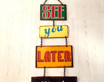 See You Later Alligator // Rustic Vintage Metal Shabby Chic Cottage ...