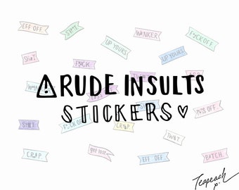Popular items for insults on Etsy