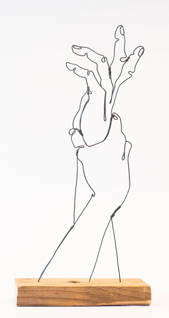 Wire Sculpture Hand at Shirley Mccormick blog