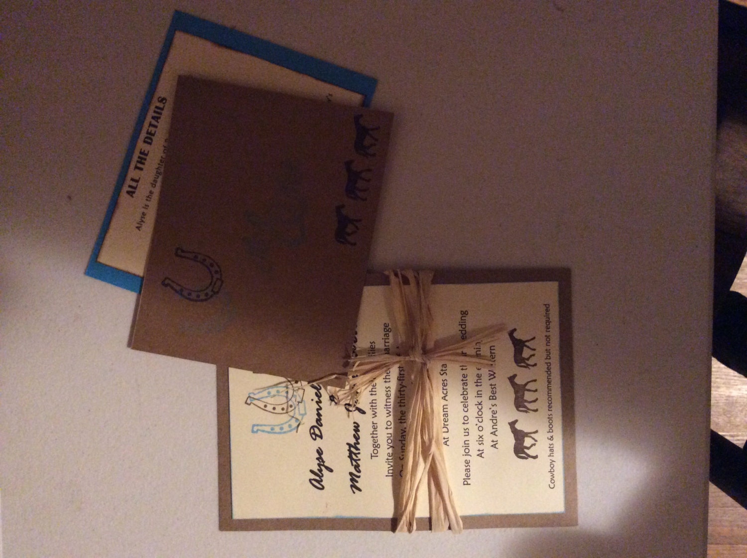 Custom unique wedding invitations. Made to order. Handmade ...