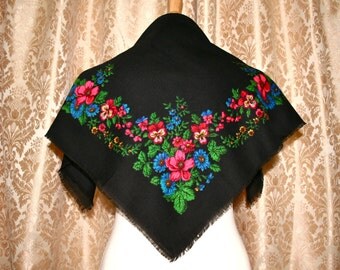 Popular items for babushka scarf on Etsy