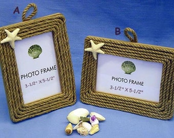 Popular items for rope picture frame on Etsy