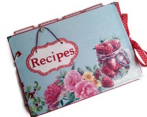Popular items for handmade recipe book on Etsy
