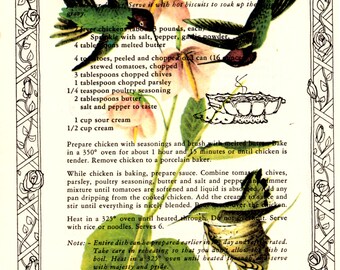Popular items for cookbook art on Etsy