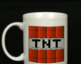 TNT minecraft mug /Coffee mug coffee/white mug 110z