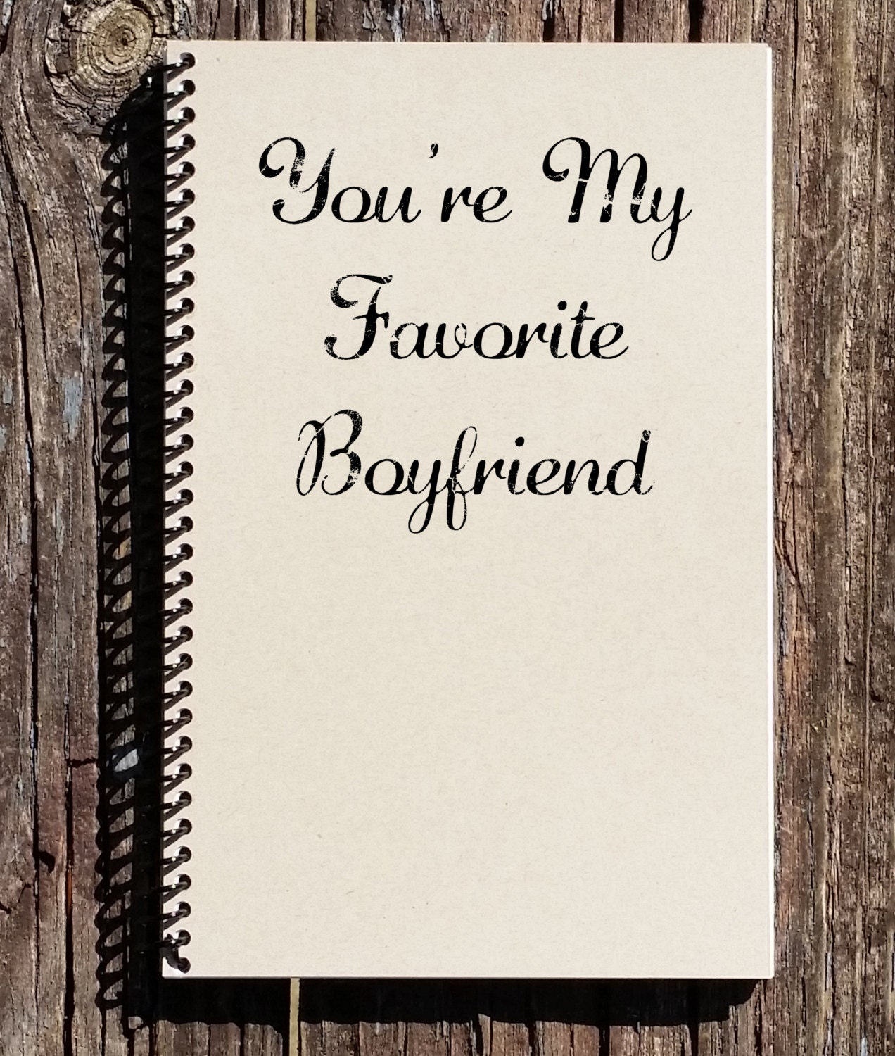 You're My Favorite Boyfriend Journal by CulturalBindings on Etsy