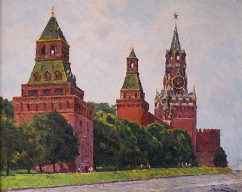 Popular items for moscow kremlin on Etsy