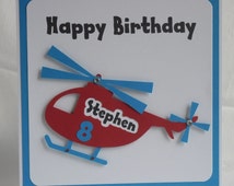 Popular items for helicopter birthday on Etsy