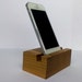 Oak Wood iPhone Smart Phone Desk Stand Holder iPhone Wood