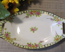 Popular items for nippon hand painted bowl on Etsy