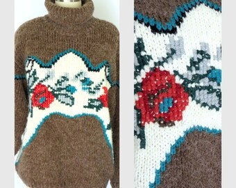 Hand knit sweater | Etsy