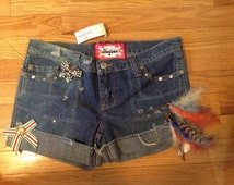 Popular items for embellished shorts on Etsy