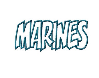 Marine embroidery | Etsy