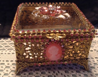 Popular items for Jeweled Trinket Box on Etsy