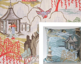 Popular items for asian toile on Etsy