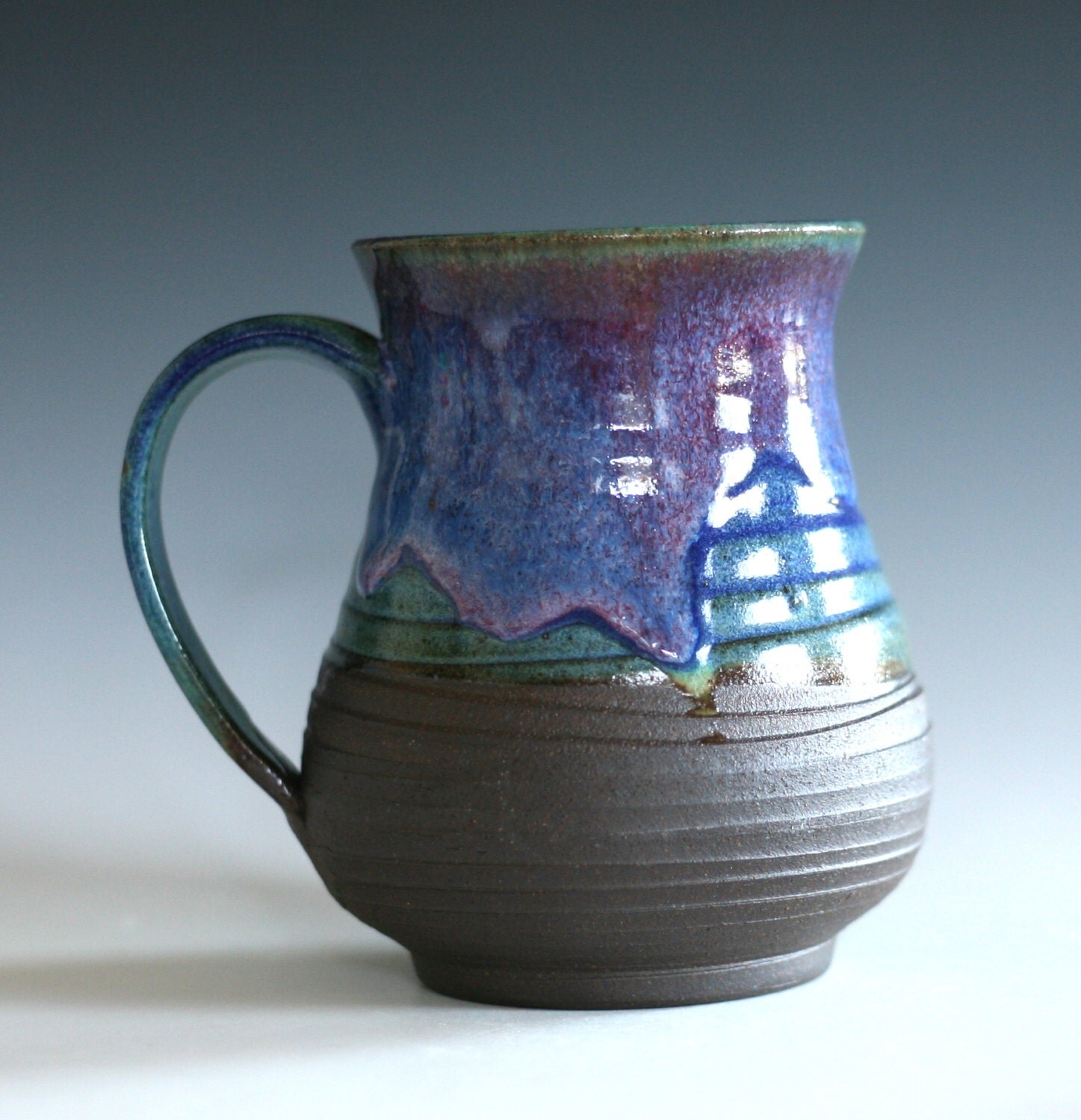 EXTRA LARGE 32 oz Coffee Mug handthrown ceramic by ocpottery