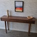 Solid Walnut Console Table
