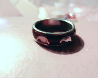 Dolphin mood ring | Etsy