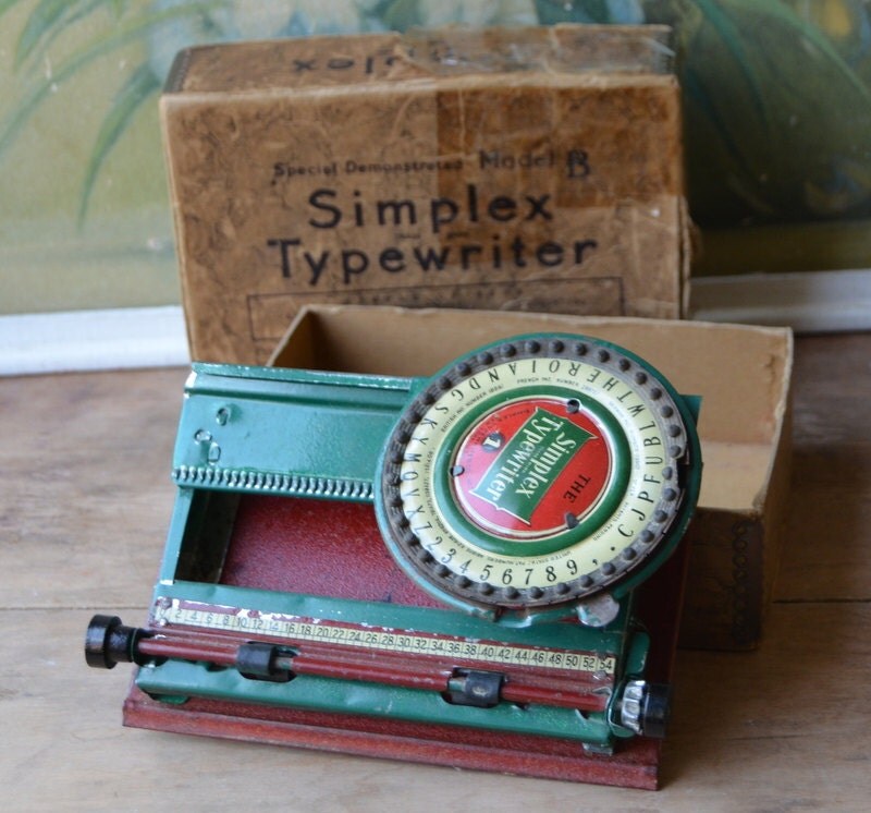 Antique Toy Tin Simplex Typewriter – oldschooltypers