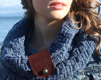 Crochet Shawl Pattern: Button Wrap Shawl Fall by whimsywoolies