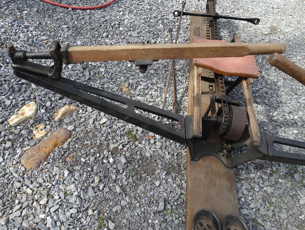 Antique Rowing Machine EJ Kerns 1890 Cast by AndysAtticVintage