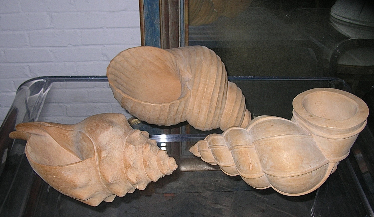 Large Hand Carved Wood Decorative Sea Shells – Haute Juice