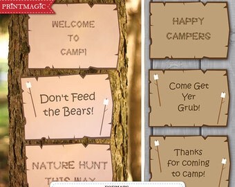 Campfire sign | Etsy