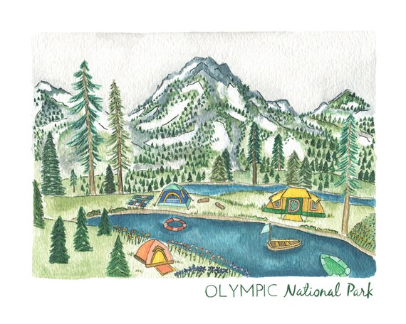 Olympic National Park Print